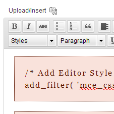 Add Editor Style from Plugin – Shellcreeper.com